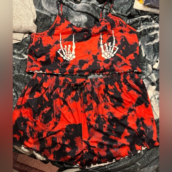 Intimates & Sleepwear | Crop Top And Shorts Pajama Set | Poshmark